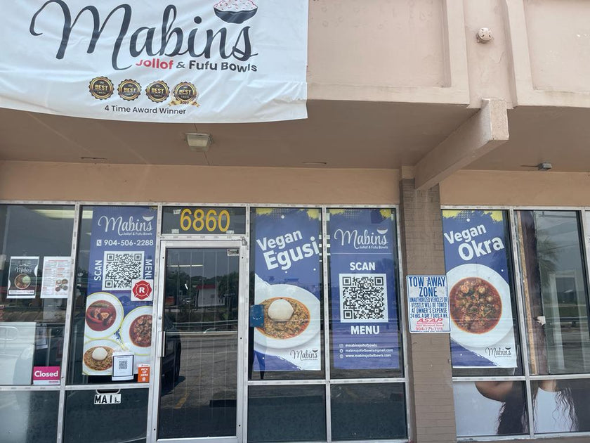 Mabins Jollof & Fufu bowls – Mabin's spices